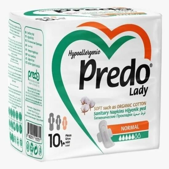 Прокладки женские Predo Normal, 10 шт