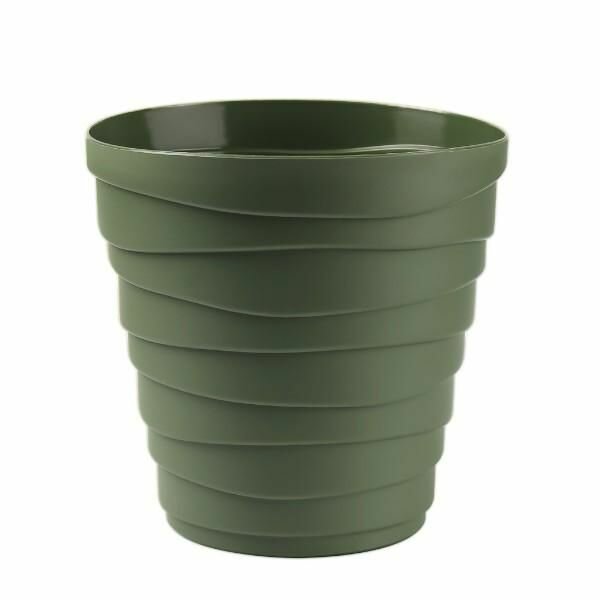 Кашпо ВМС "Бархан", 0,9 л, цвет Теплая хвоя
