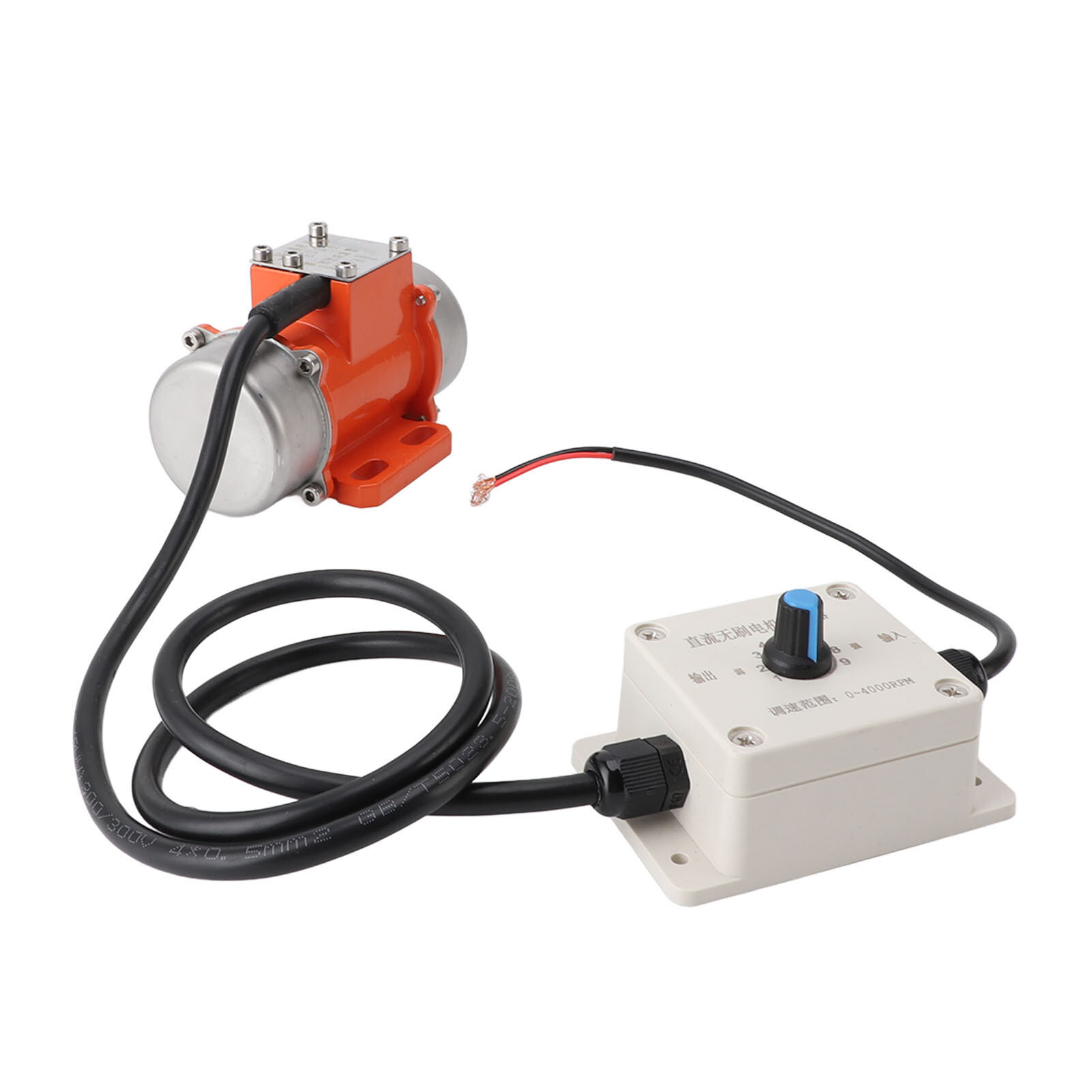 12В вибромотор из алюминиевого сплава 4000 об/мин с регулировкой скорости, бесщеточный, для бетона,