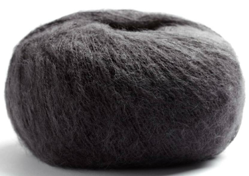 Cusi /Кузи/ пряжа Lamana, 100% альпака, 50г/225м (04, anthrazit (антрацит), серый)