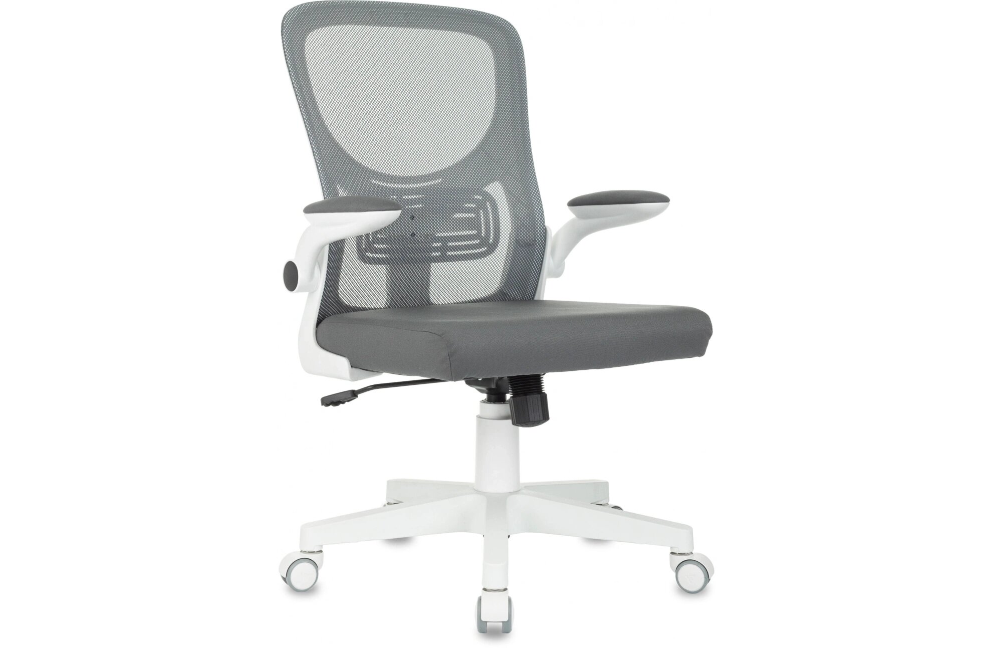 Кресло Бюрократ Aster N-W, обивка: сетка/ткань, цвет: темно-серый Neo Grey (ASTER N-W GREY)