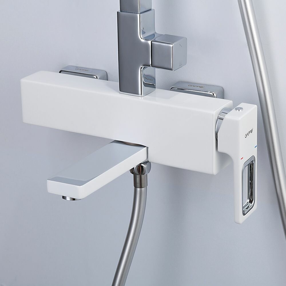 Душевая система с тропическим душем и смесителем Gappo G2417-8