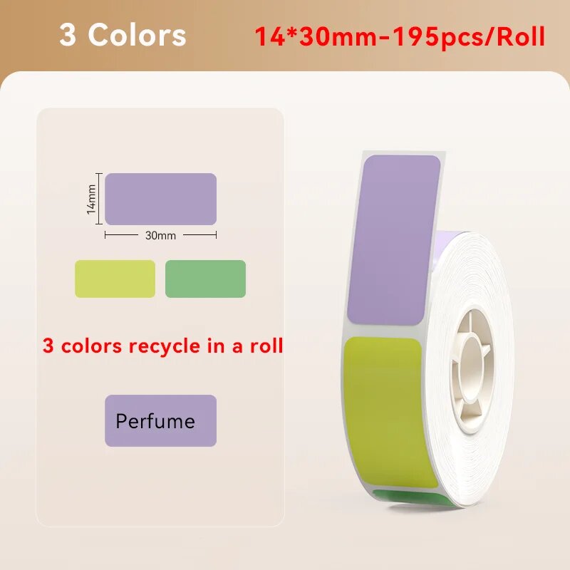 Niimbot B18 Белый Термотрансферный Принтер Этикеток 14x30mm-Color