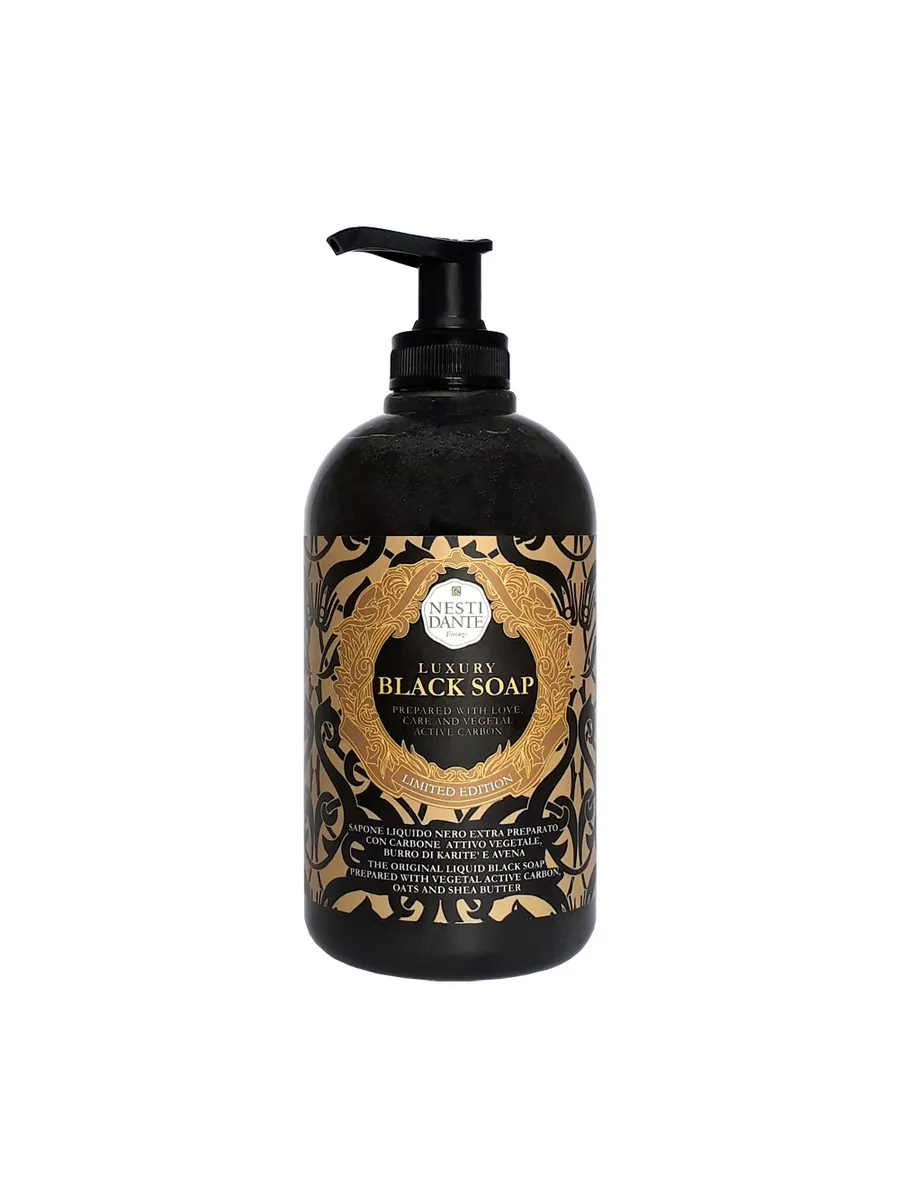 Мыло жидкое Nesti Dante Luxury Black Роскошное Черное, 500 мл