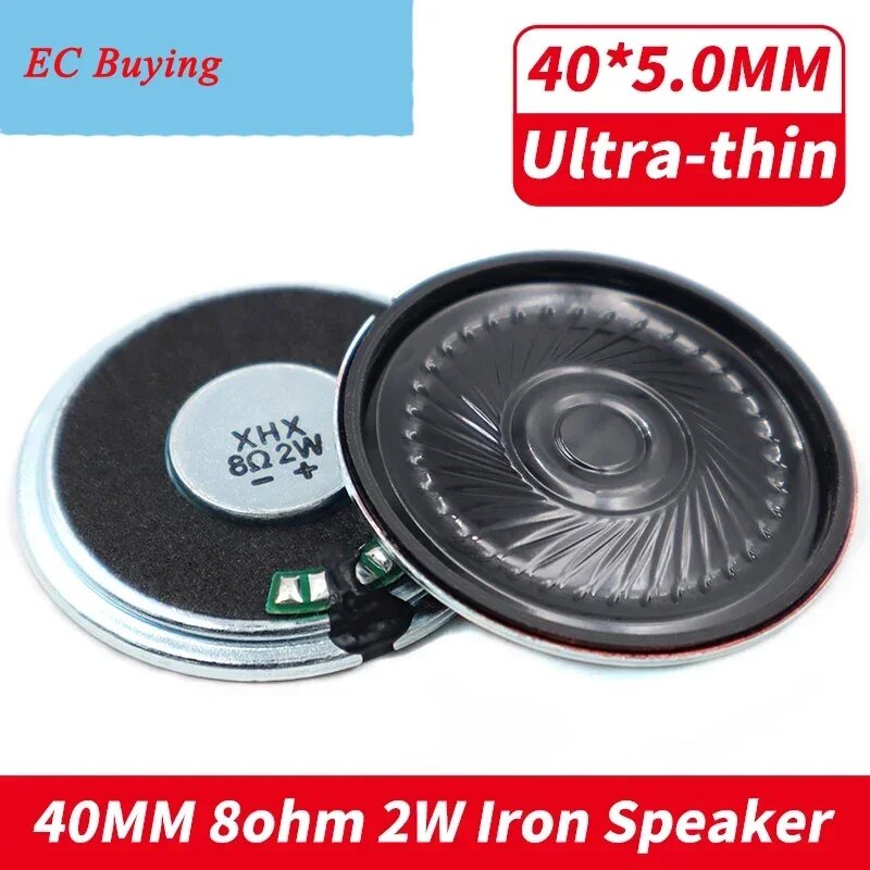 Jessinie 40MM 8Ohm 2W Железный динамик