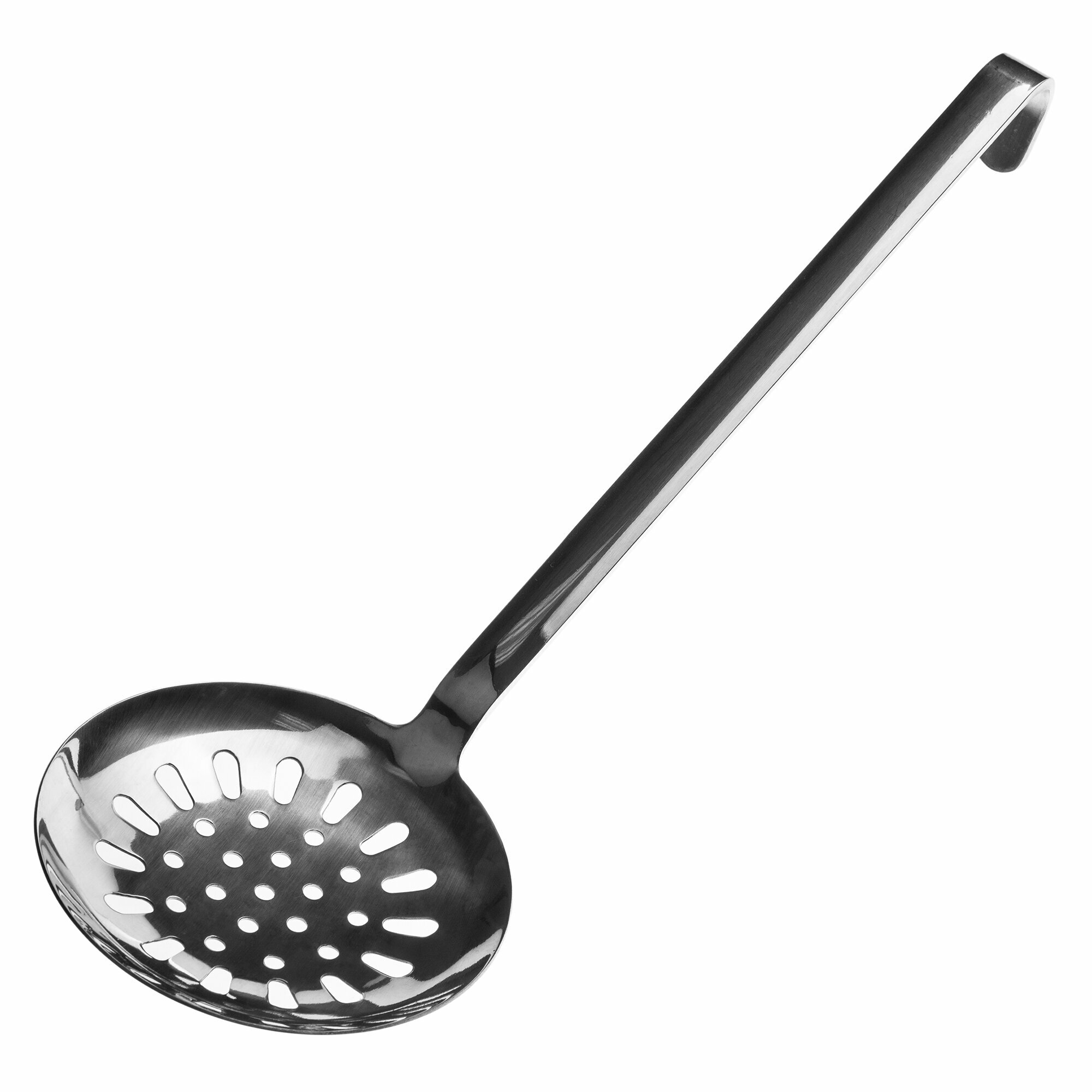 Шумовка металлическая Luxstahl [C24-01] высота 24 см