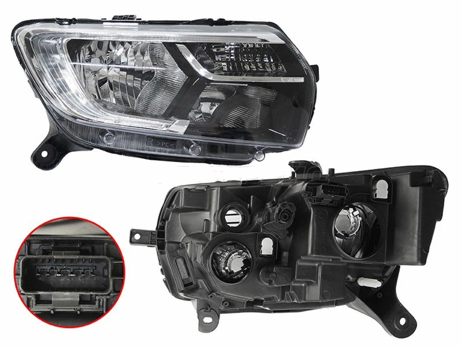 Фара RENAULT LOGAN/SANDERO 18- RH