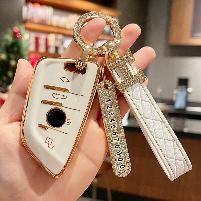 Чехол для ключа автомобиля для БМВ М1 2 3 4 5 6 8 серии X1 X2 X3 X4 X5 X6 Аксессуары для автомобильных брелков