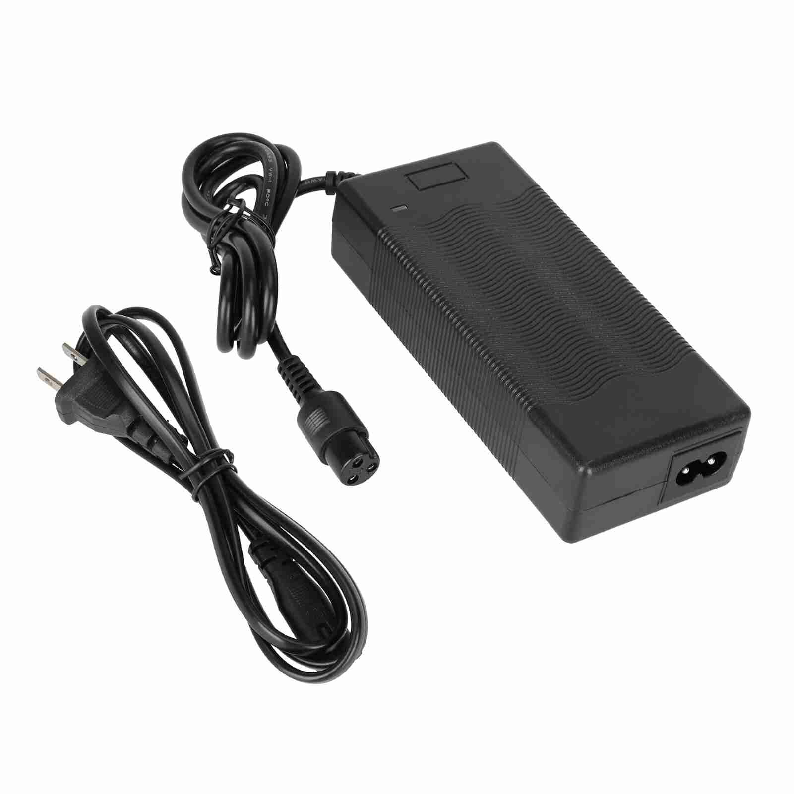 Зарядное устройство 42 В 2 А для электросамокатов, адаптер с 3-контактным разъемом для литиевых батарей 36 В.