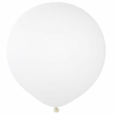 Воздушный шар весёлая затея круглый, без рисунка, Пастель White, 36 дюймов