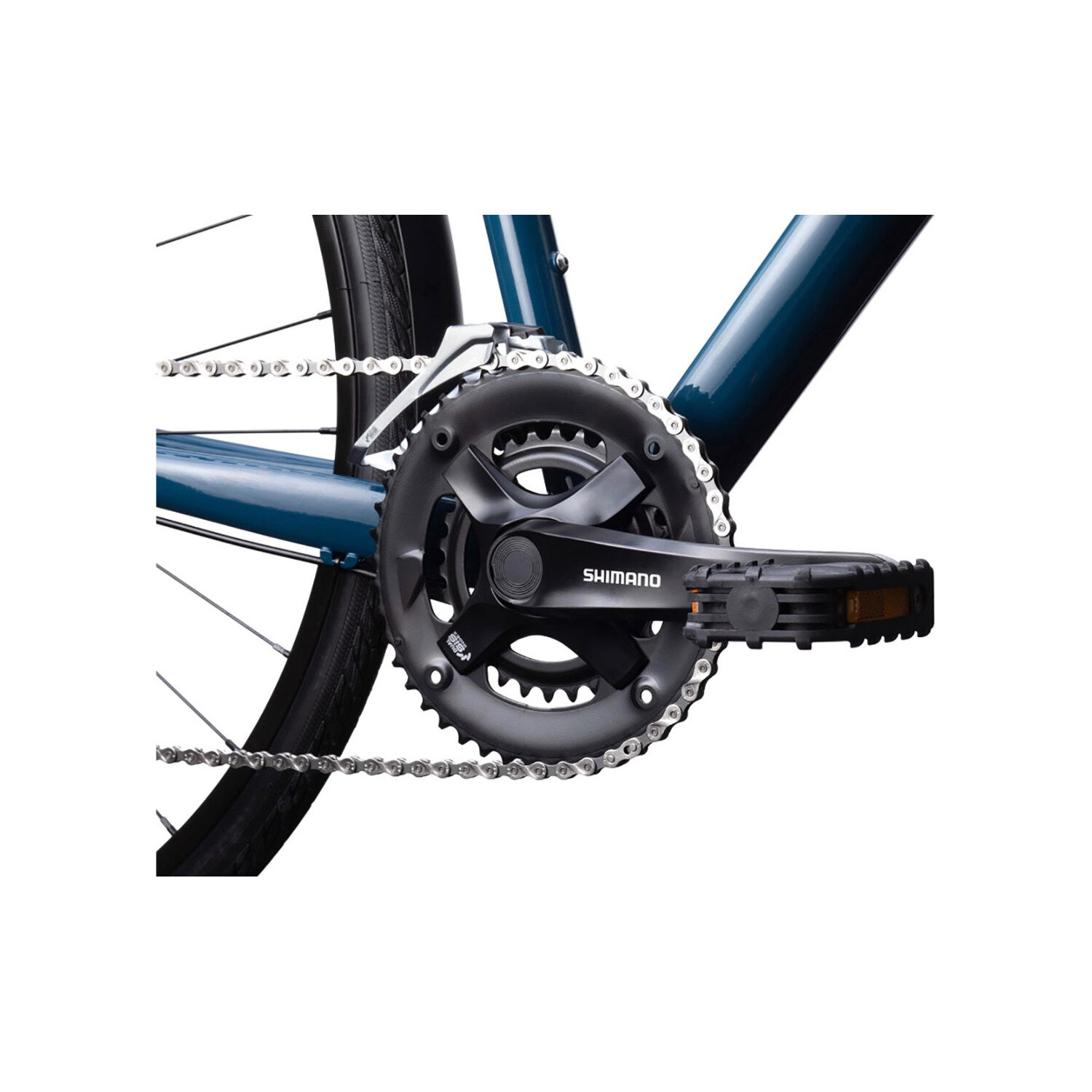 Велосипед Cannondale Quick CX EQ 700 M 2025 синий, для мужчин