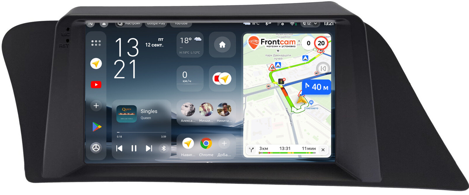 Штатная магнитола Teyes CC4 2K 6/64 9.5" RM-9-2130 Lexus RX 270, RX 350, RX 450h 2008-2015 (вид 1, тип D, can RZC) Android 14 (4G-SIM, DSP, QLed, AI)