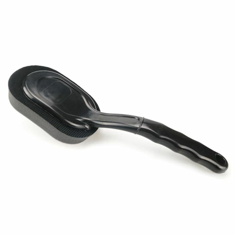 Подушечка-аппликатор для придания блеска шин, изогнутая губка с ручкой