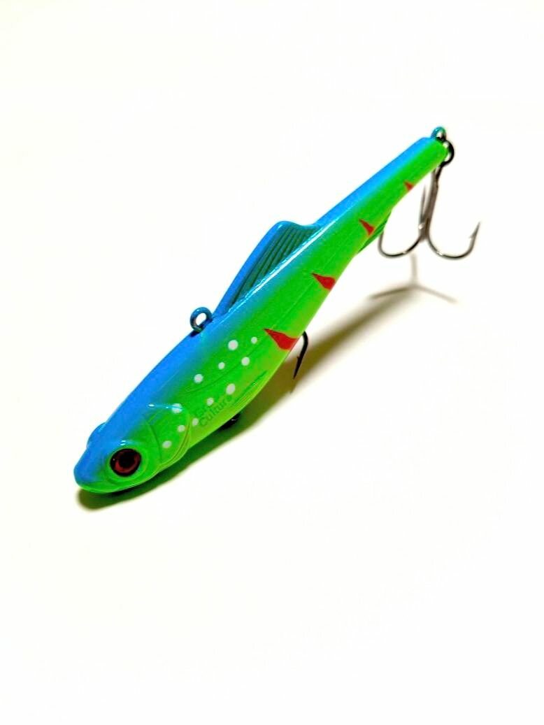 Воблер Vib Wagoner 100 мм / 37 г , Тонущий виб, Приманка на судака, окуня, щуку. Айс джиг / Спиннинг, под Relax Wagner