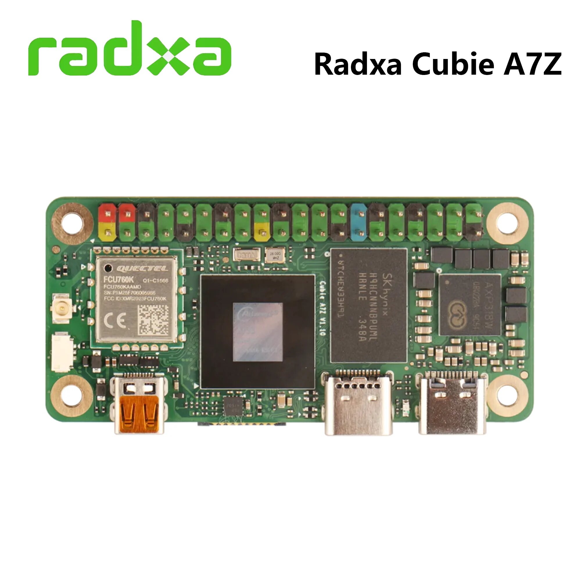Radxa Cubie A7Z Разработчикская плата A7Z 1GB no GPIO