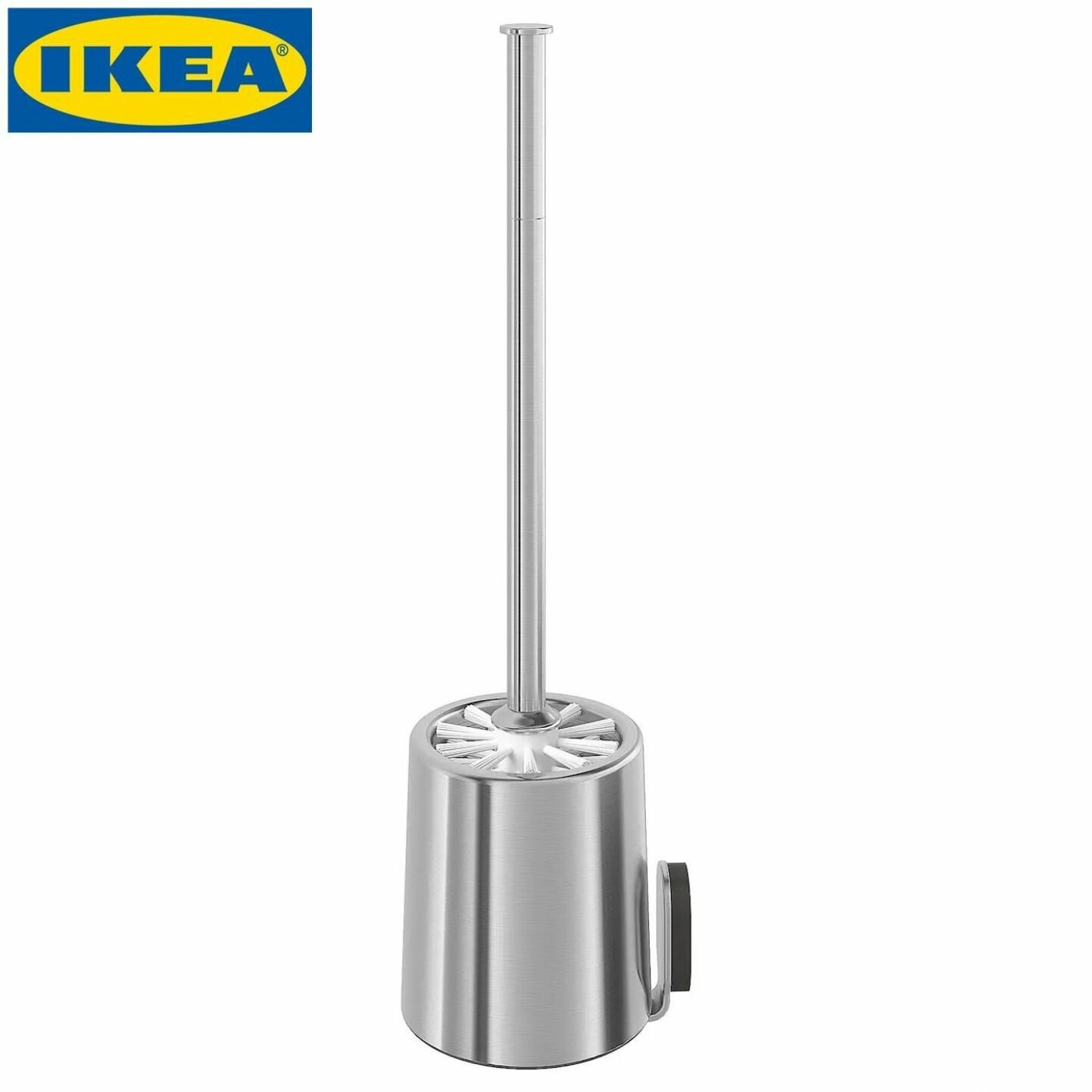 Ершик, щетка для унитаза IKEA, нержавеющая сталь. BROGRUND брогрунд.