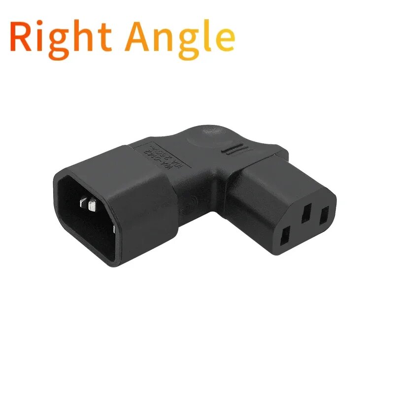 Удлинительный кабель IEC60320 C13, угловой преобразователь C13 в C14, силовые кабели PDU, штекер-гнездо, шнур питания переменного тока 10 А, 250 В
