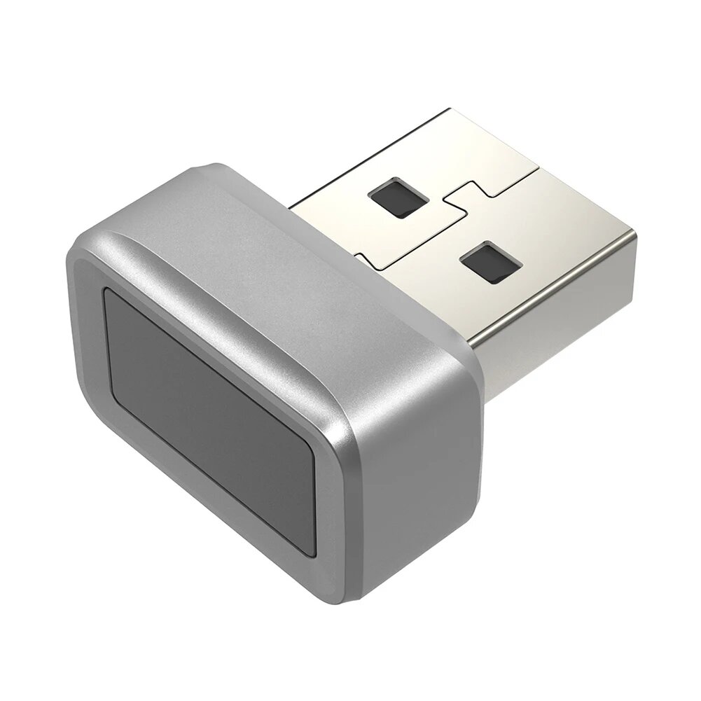 USB-устройство для считывания отпечатков пальцев FIDO U2F, быстрый подходящий ключ безопасности для Windows, здравствуйте, устройство для считывания отпечатков пальцев, 360 ° касания, silver