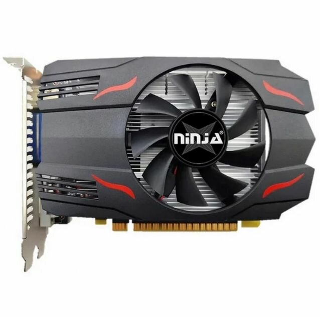 Видеокарта SINOTEX Radeon RX 550 NINJA 2G (AFRX55025F) - PCI Express 3.0/3.1 x16, 2 ГБ, GDDR5, 128 бит, DisplayPort, DVI, HDMI, GPU 1183 МГц
