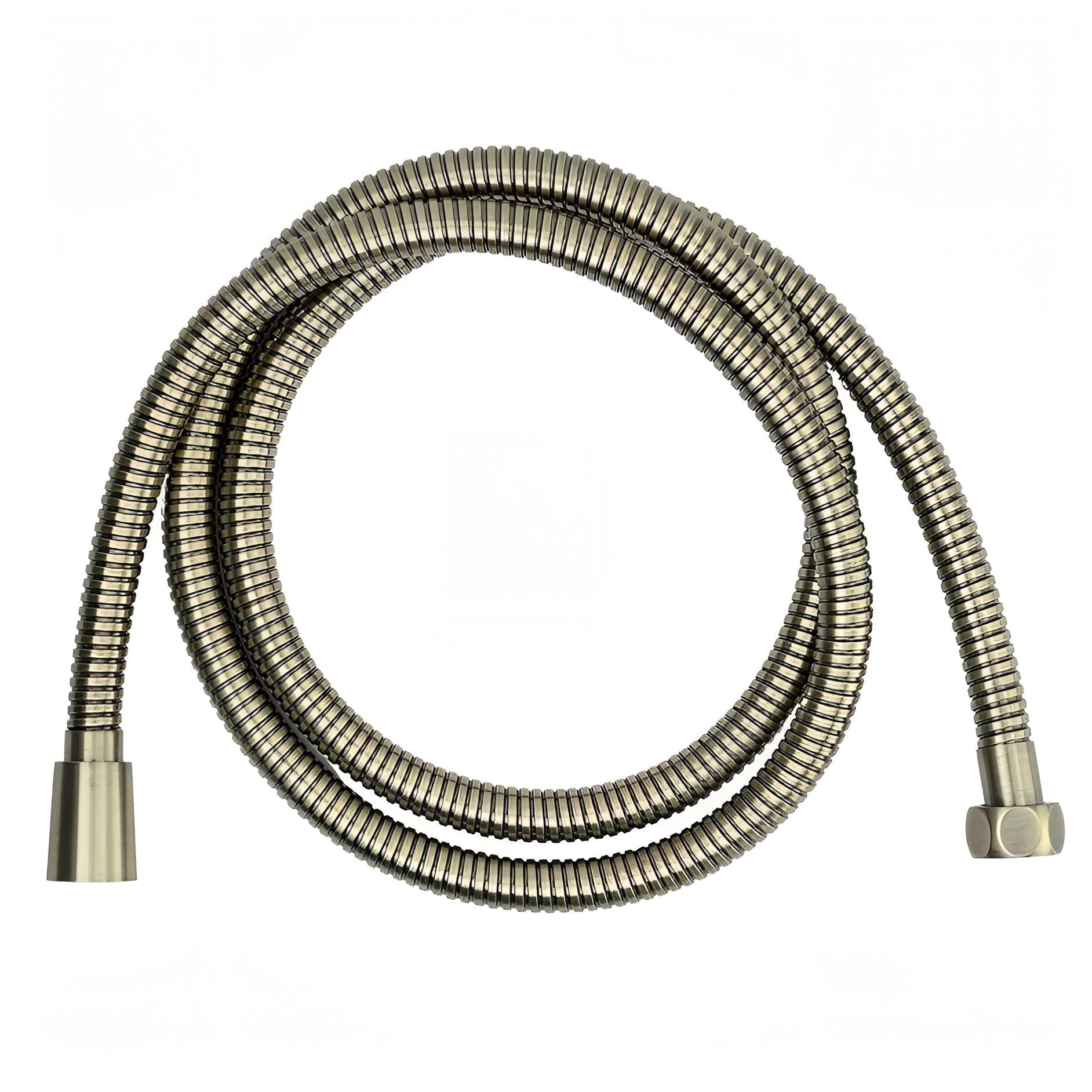 Шланг Veragio, антиторсионный, нержавеющая сталь, 150см, бронза
