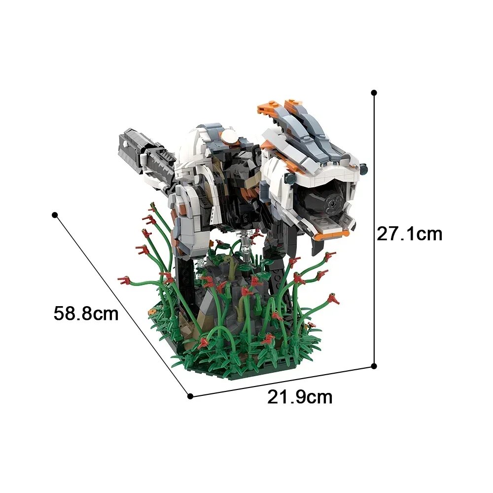 GOBRICKS Horizon Redeye Watcher Конструктор Белый, white 1609 pcs