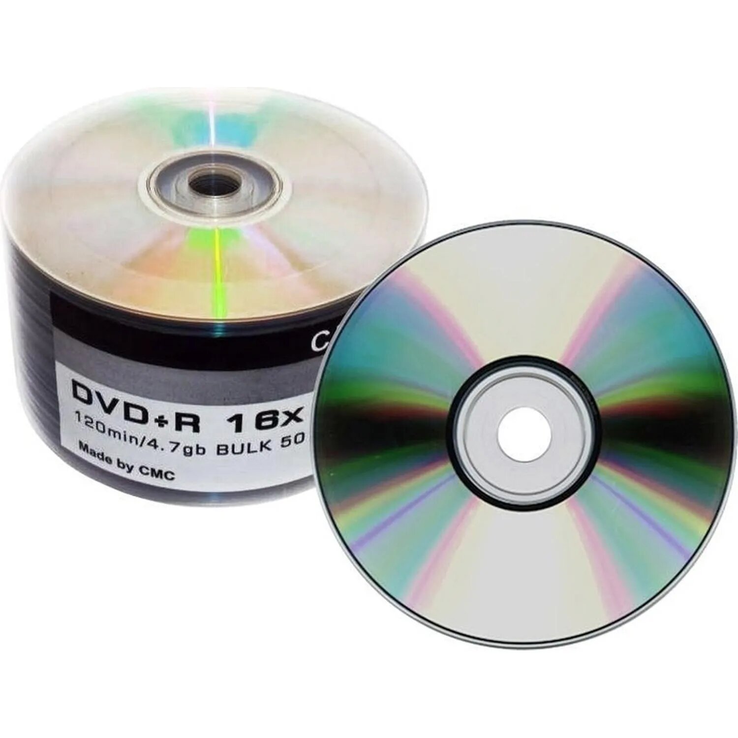 Носители информации CMC DVD+R 4.7 GB 16x Bulk/50