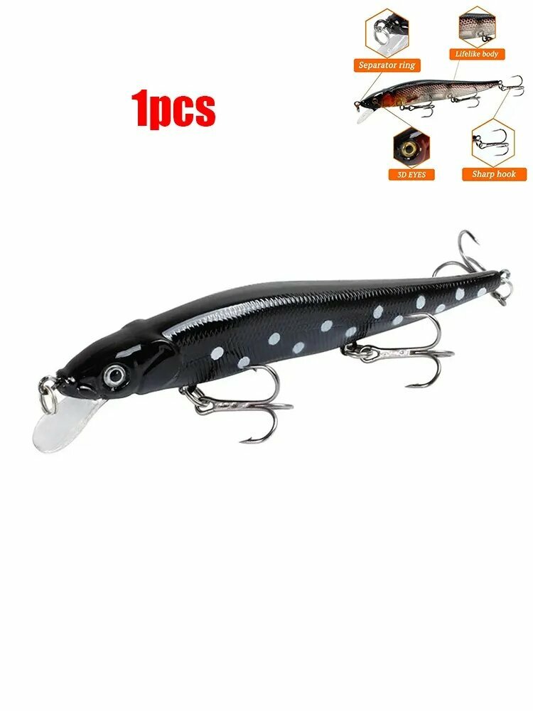 Рыболовные приманки, блесны для пескарей, воблеры, искусственные приманки для щуки и карпа