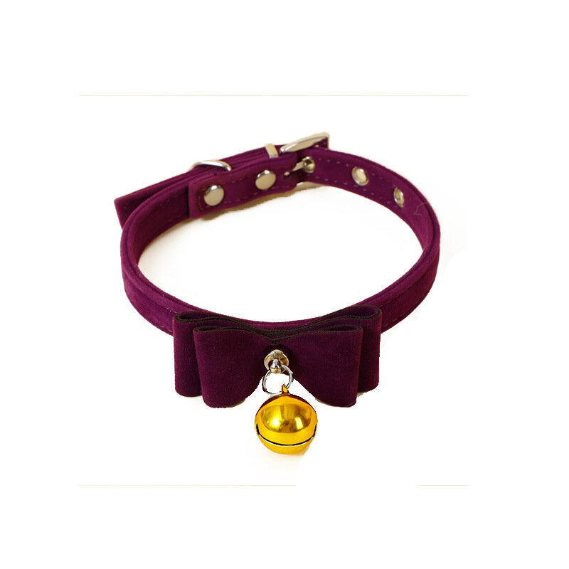 Кошачий ошейник с колокольчиком с бантиком милый кот кот домашнее животное ошейник маленькая собака бархатный