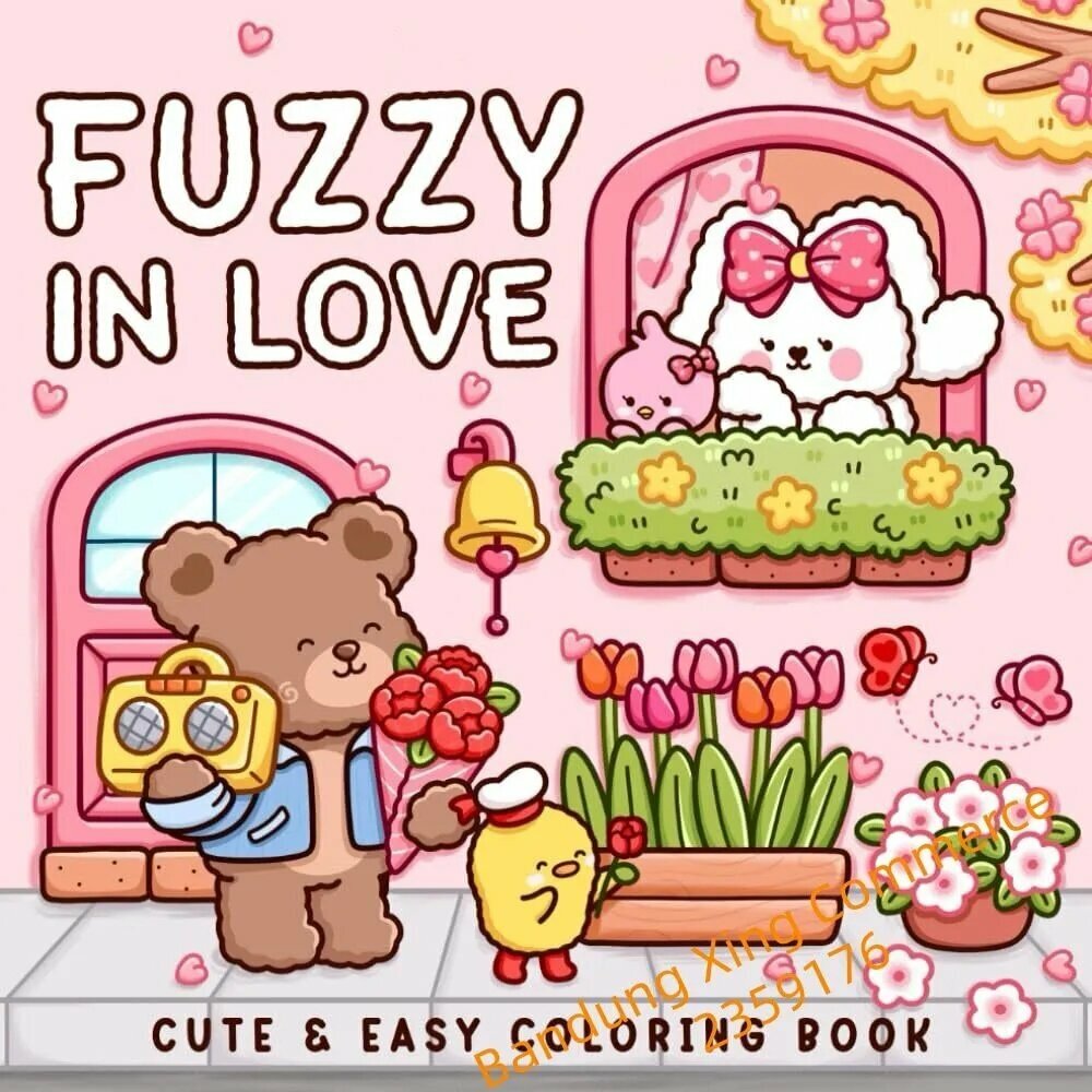 Раскраска антистресс для взрослых и подростков Coco Wyo -FUZZYIN LOVE 78