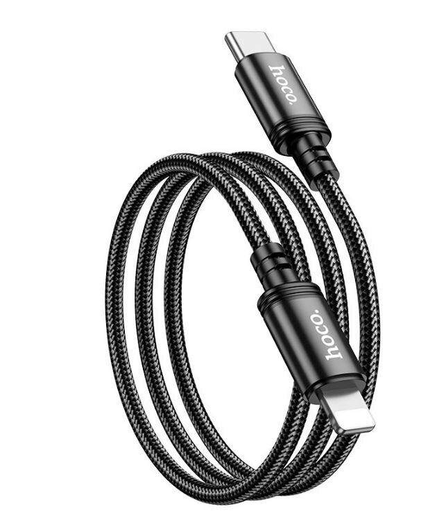 Кабель Hoco X89, Type-C - Lightning, 3 А, 1 м, чёрный