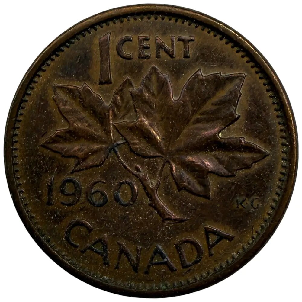 Канада 1 цент 1960 г.