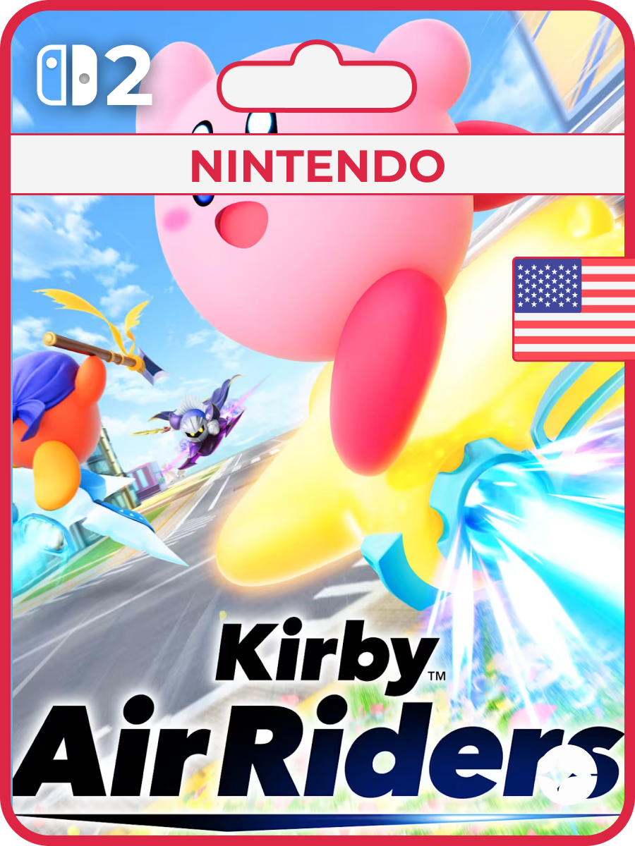 Kirby Air Riders для Nintendo Switch 2 [Цифровая версия, США]