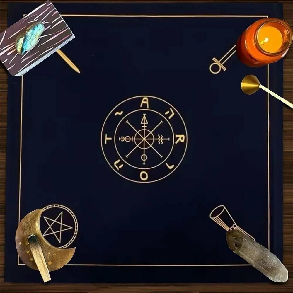 Гадальный инструмент/Скатерть для гаданий на картах Таро 90X90CM