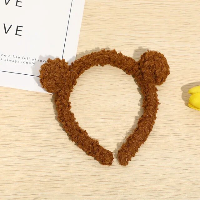 Милые повязки на голову Sanrio с ушками Cinnamoroll, мультяшные повязки на голову в стиле мокко для девочек, плюшевые аксессуары для волос Hello Kitty для женщин, детские аксессуары для дня рождения