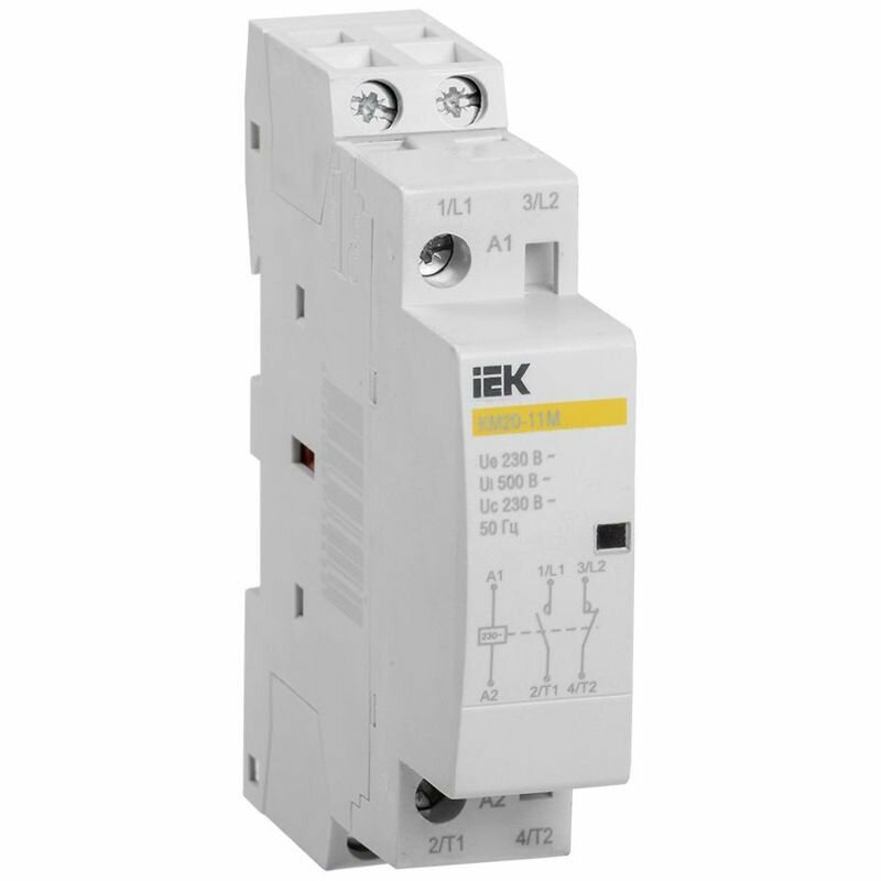 Контактор модульный IEK КМ20-11М AC Karat