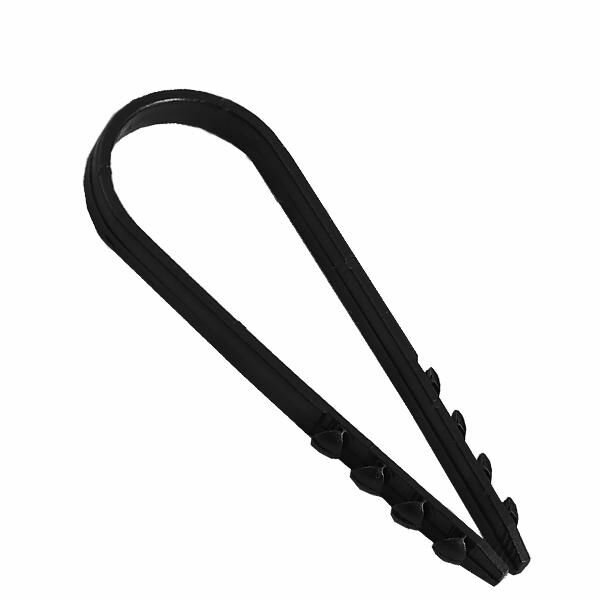 Дюбели-хомуты TOKOV ELECTRIC для круглого кабеля, 19-25 мм, черные, 100 шт