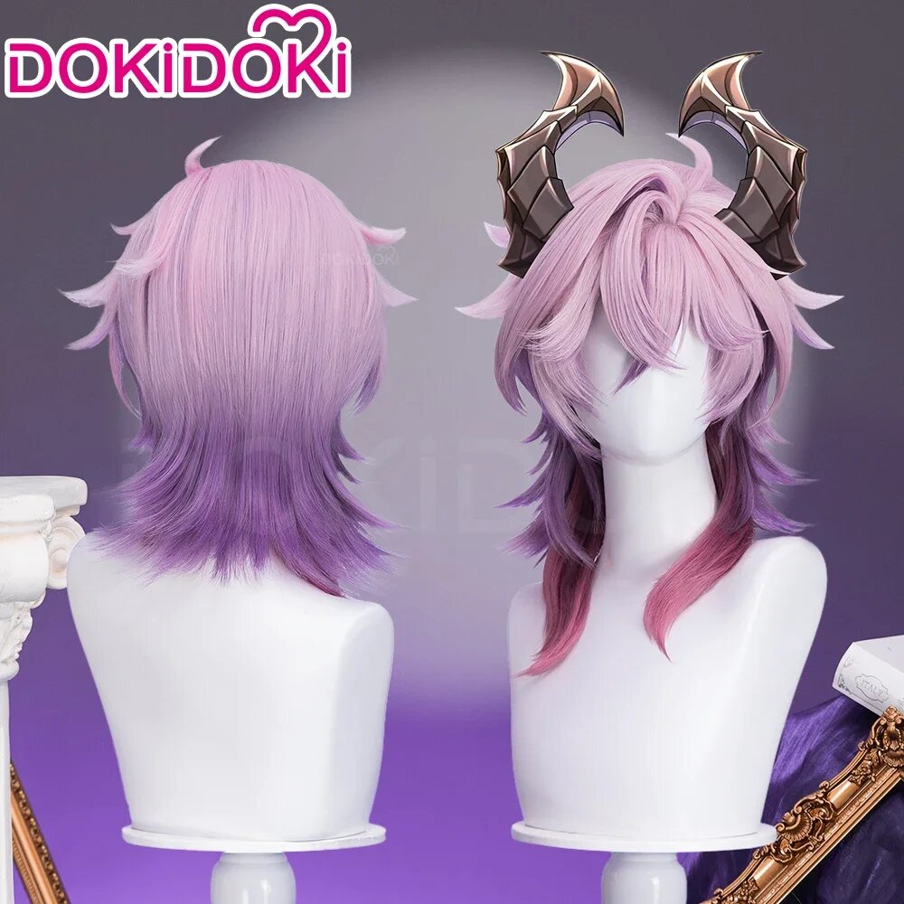 Парик Варки Дурина, Durin Pink Wig, Genshin Impact