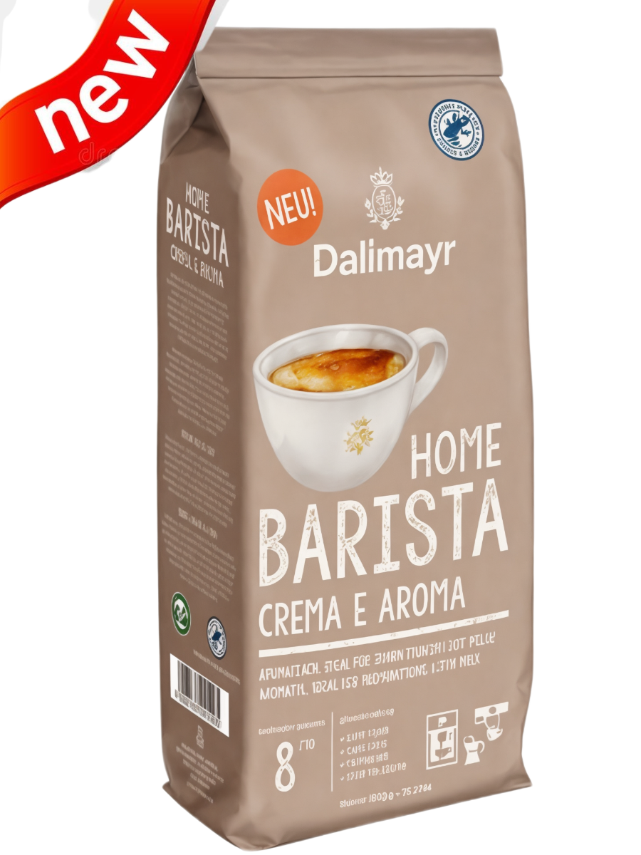 Dallmayr Home Barista Crema e Aroma 1 кг кофе в зернах пакет с клапаном