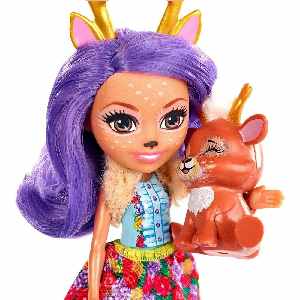 Mattel Enchantimals Кукла Данесса Дир с питомцем (перевыпуск) (Enchantimals Danessa Deer Doll)