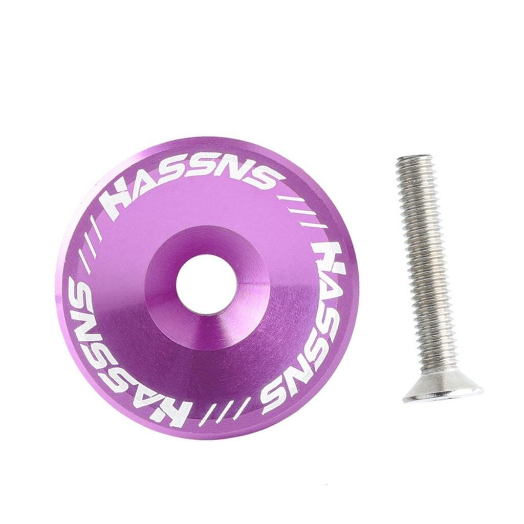 Алюминиевые колпачки для рулевой колонки велосипеда, Фиолетовый - Набор чашек накройте