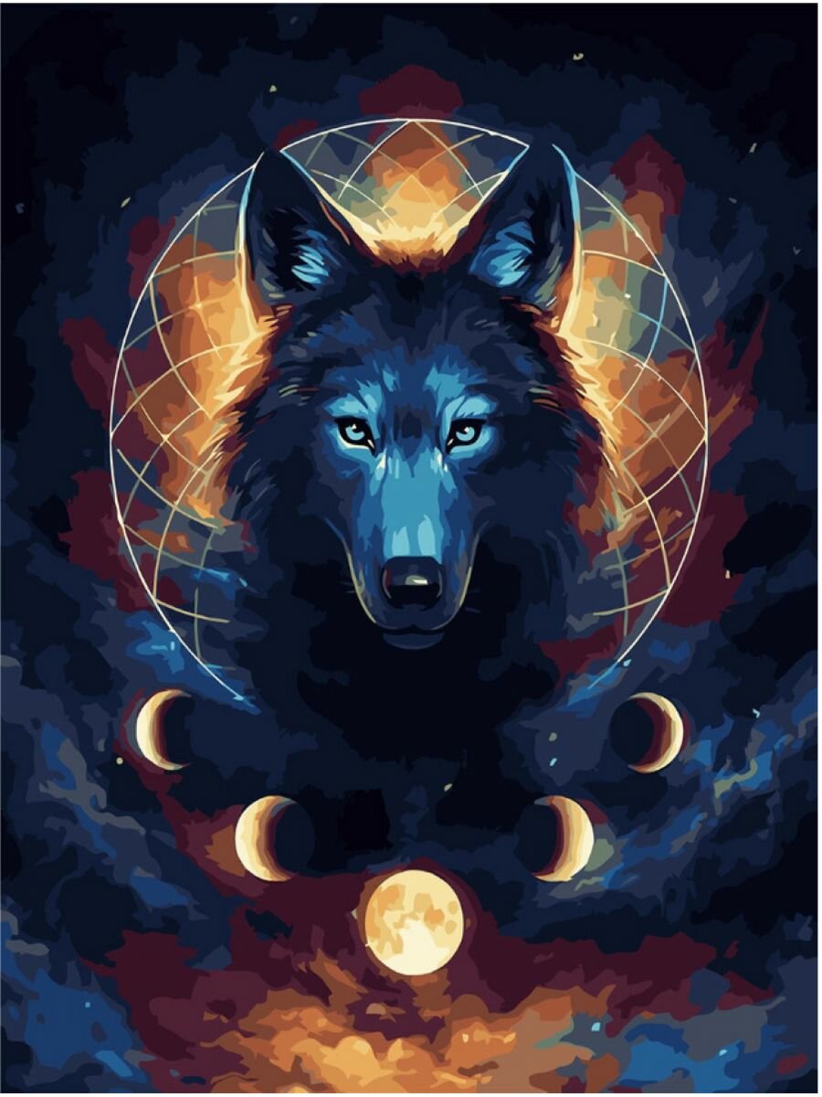 Картина по номерам "Ловец снов" 40х50 см, хлопковый холст на подрамнике, акрил, АртТойс