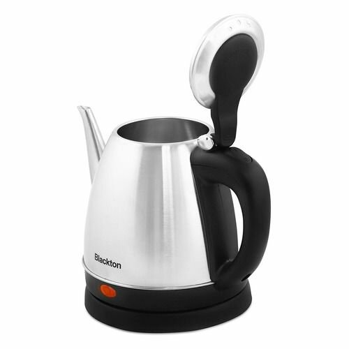 Чайник электрический BLACKTON Bt KT1802S, 1500Вт, черный и нержавеющая сталь