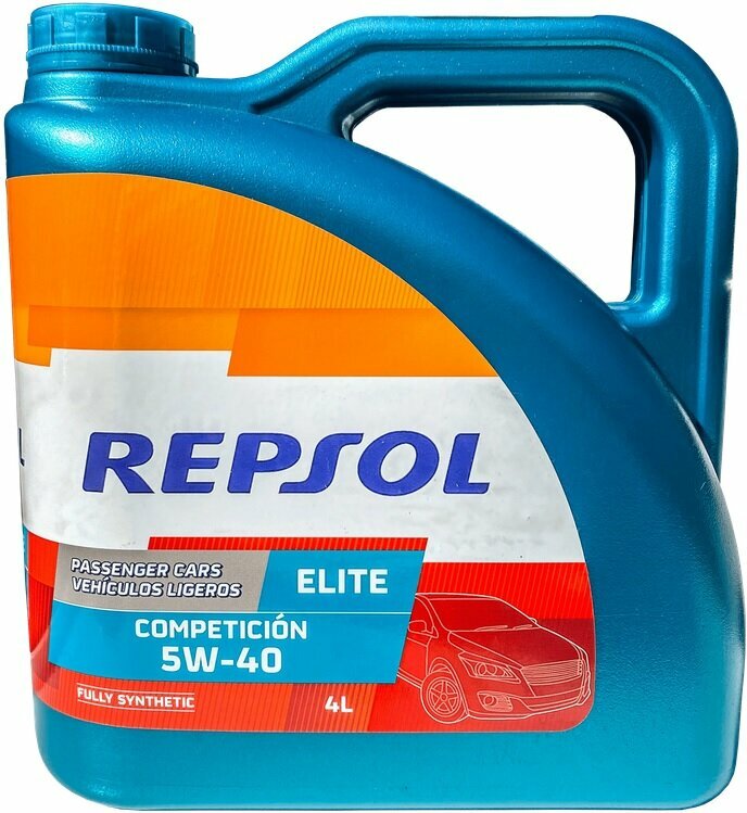 Моторное масло синтетическое Repsol Elite Competicion 5W40, 4 литра канистра