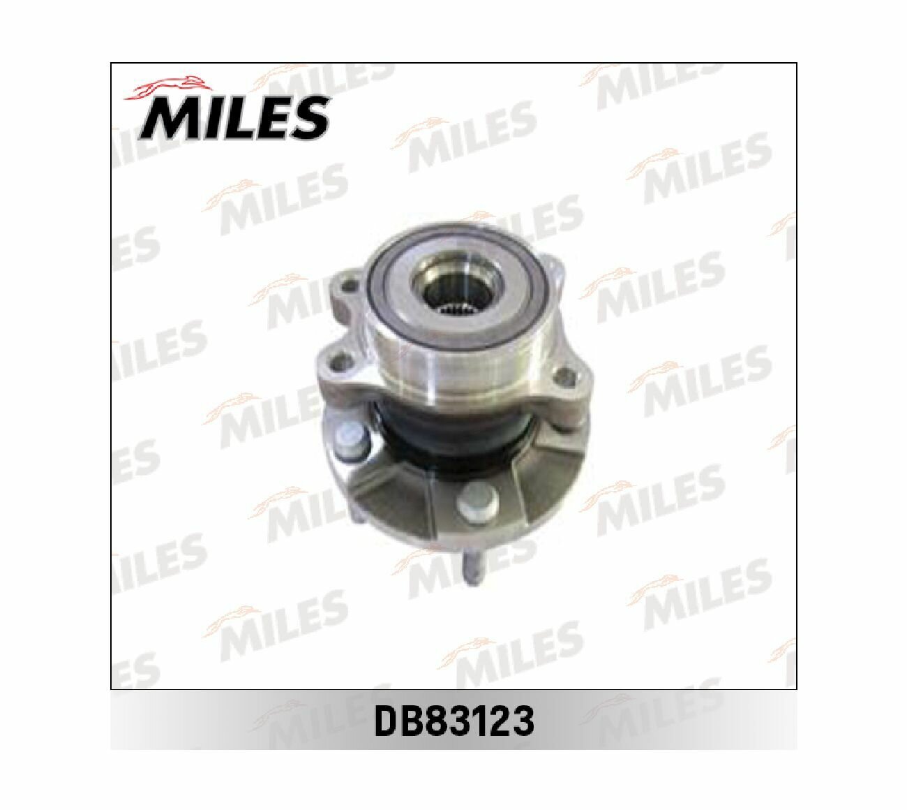 Ступица с подшипником передняя +ABS, TOYOTA AURIS I/AVENSIS III T270/COROLLA X/RAV4 IV 06-, MILES DB83123
