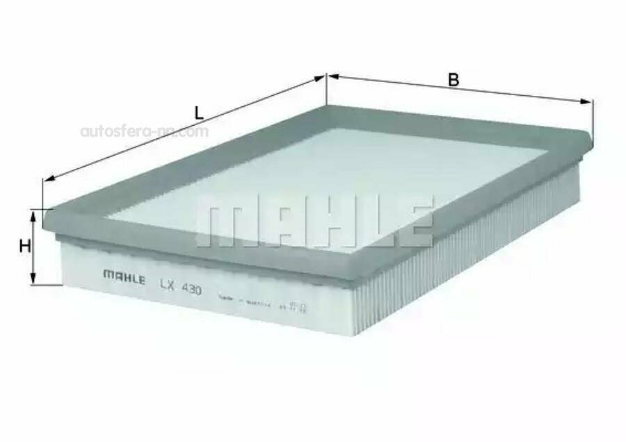 MAHLE LX430 Фильтр воздушный
