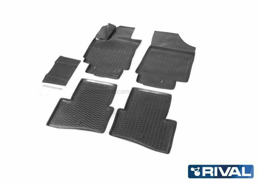 RIVAL 12310001 12310001_коврики в салон (полиуретан) с креп. hyundai creta 16