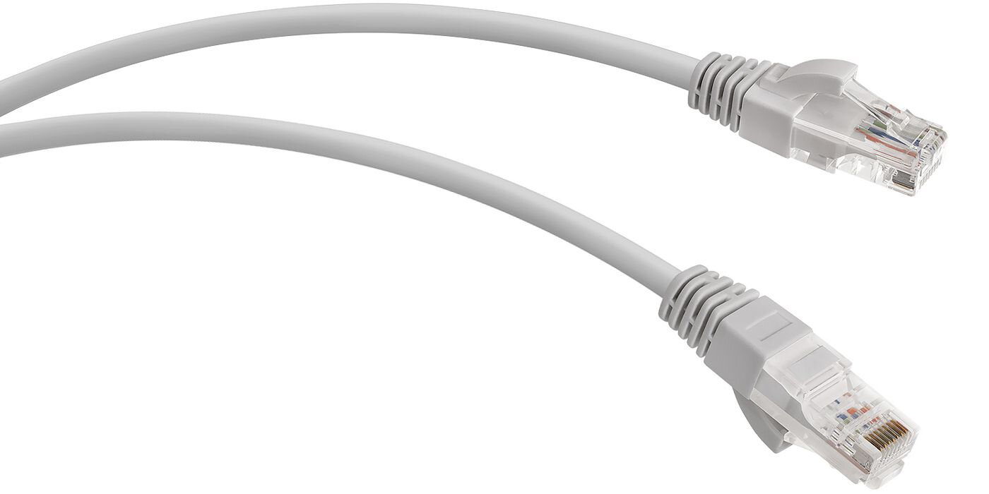 Патч-корд WRline WR-PC-RJ45-UTP-5E-7-GY UTP RJ-45 вил.-вилка RJ-45 кат.5E 7м серый LSZH (уп:1шт)