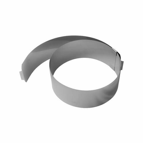 Кольцо кондитерское раздвижное "Проотель" диаметр 15-30см, сталь нерж, высота 8см