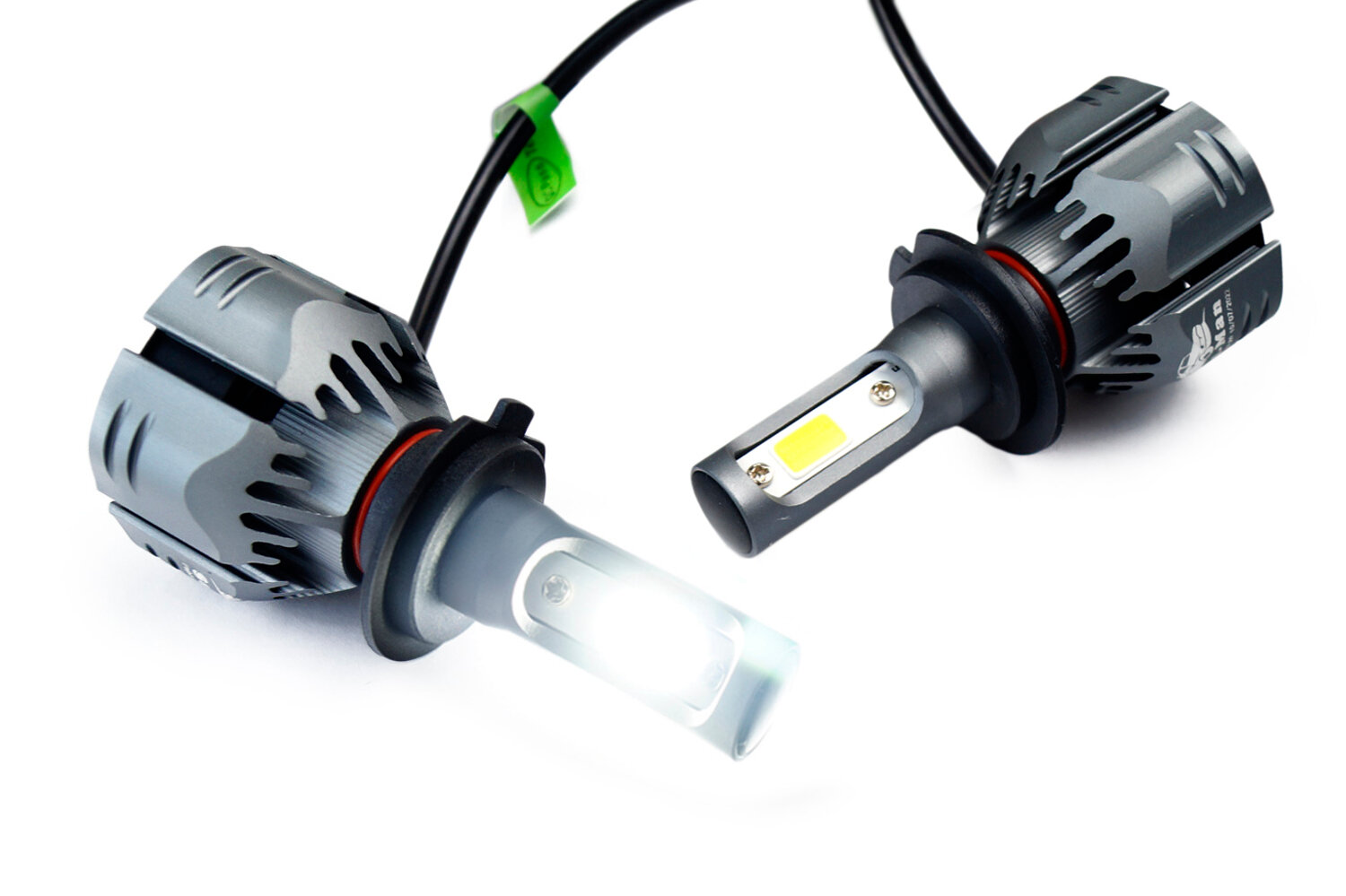 Светодиодные лампы A6 Sal-Man с вентилятором 40W 6000K H7 для Лада Калина, Калина 2, Приора, Веста, Иксрей, Шевроле Нива