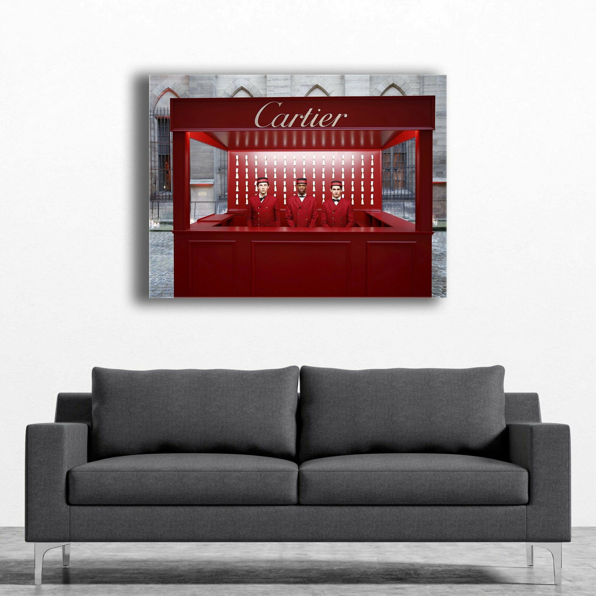 Интерьерная картина на холсте / Бренды / Cartier 60*80